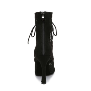 Women Peep Toe Prom Ankle Booties